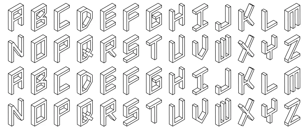 Block Alphabet Font 3d Isometric Letters Numbers And - vrogue.co Block Alphabet Font 3d Isometric Letters Numbers And - vrogue.co