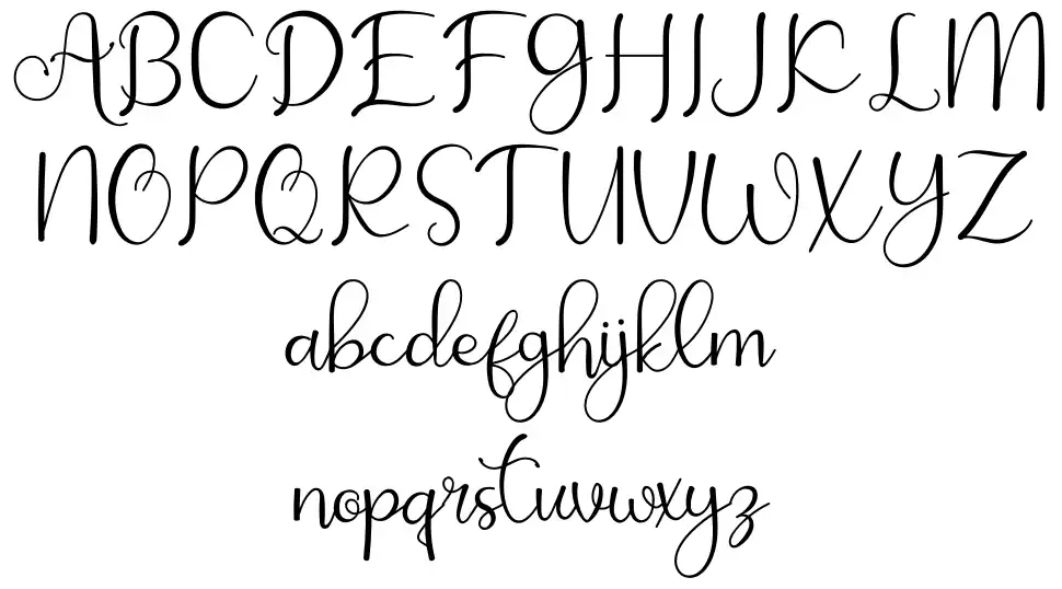 All Alyssa Font By Airotype Design FontRiver
