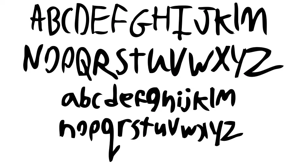 Bad Handwriting Font By MuraKnockout Media Design FontRiver Bad Handwriting Font By MuraKnockout Media Design FontRiver