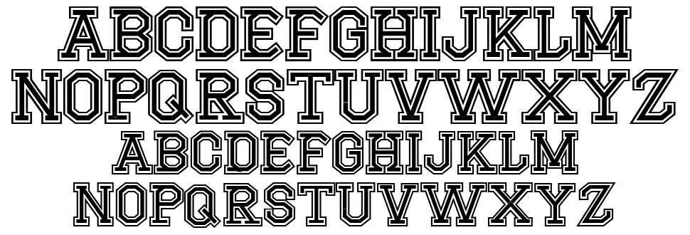 CF Montreal High School font by CloutierFontes - FontRiver