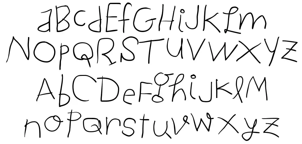 Child Written Font By Manfred Klein FontRiver Child Written Font By Manfred Klein FontRiver