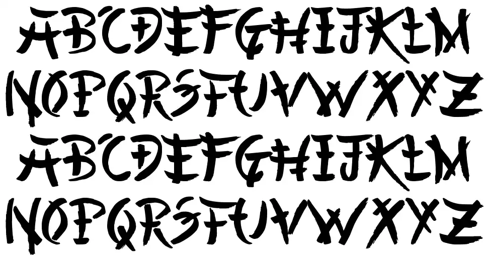 Chinese Asian Style Font By TattooWoo FontRiver