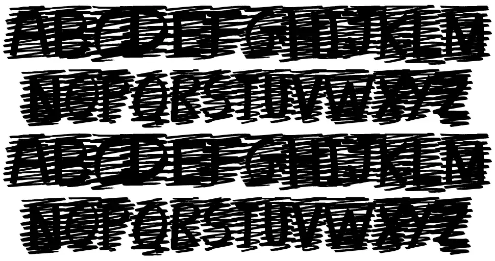 Cross Out Font By TattooWoo FontRiver