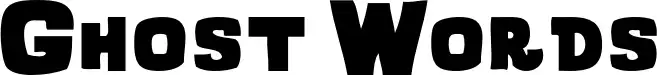 Ghost Words Font By Squack FontRiver