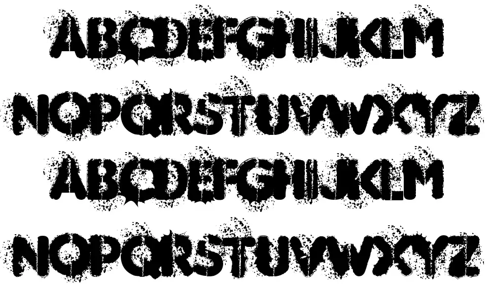 Mud Splatter Font