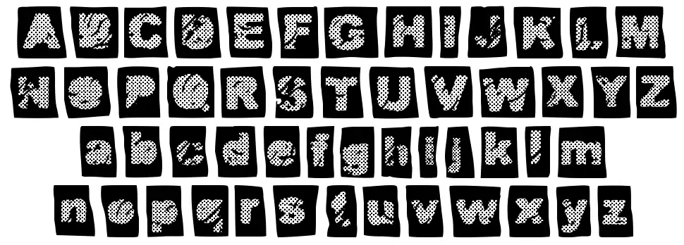 Offset Punk Font By Woodcutter Fontriver