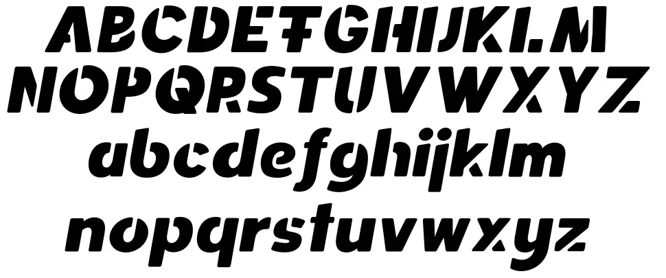 Spotlight Stencil Schriftart Zum Kostenlosen Download