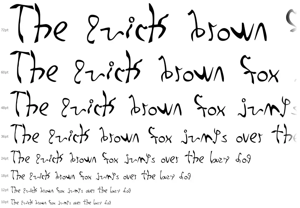 001 Stretched-Strung font by Yellowyellow | FontRiver