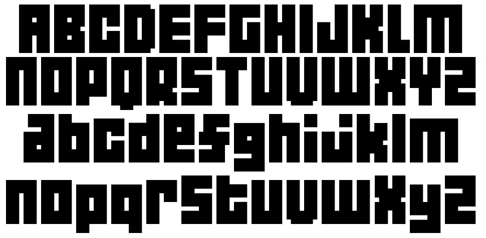 04b_19 font by 04 | FontRiver