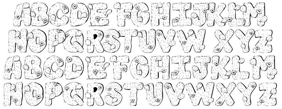 101! Cacti font by Nght Place | FontRiver