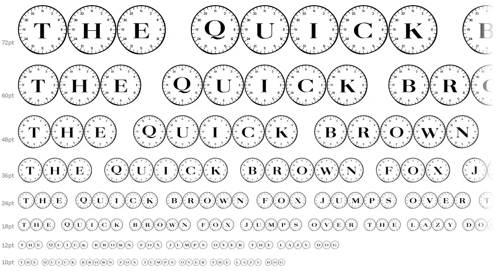 101! Compass font by Nght Place | FontRiver