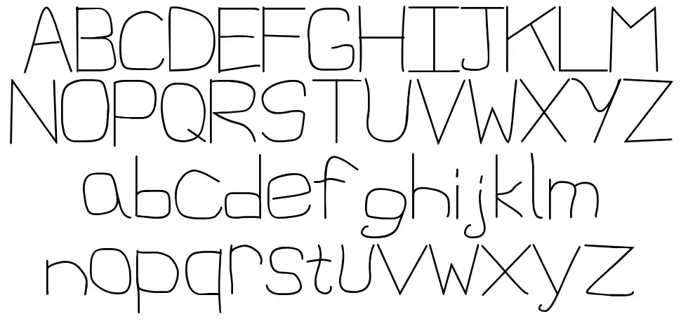 1st Handwritten font by Rab1d Rabb1t | FontRiver