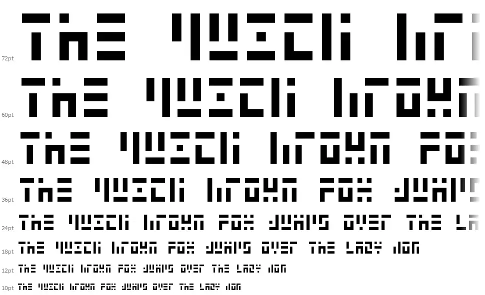 3t3-5x3 font by uronoru | FontRiver