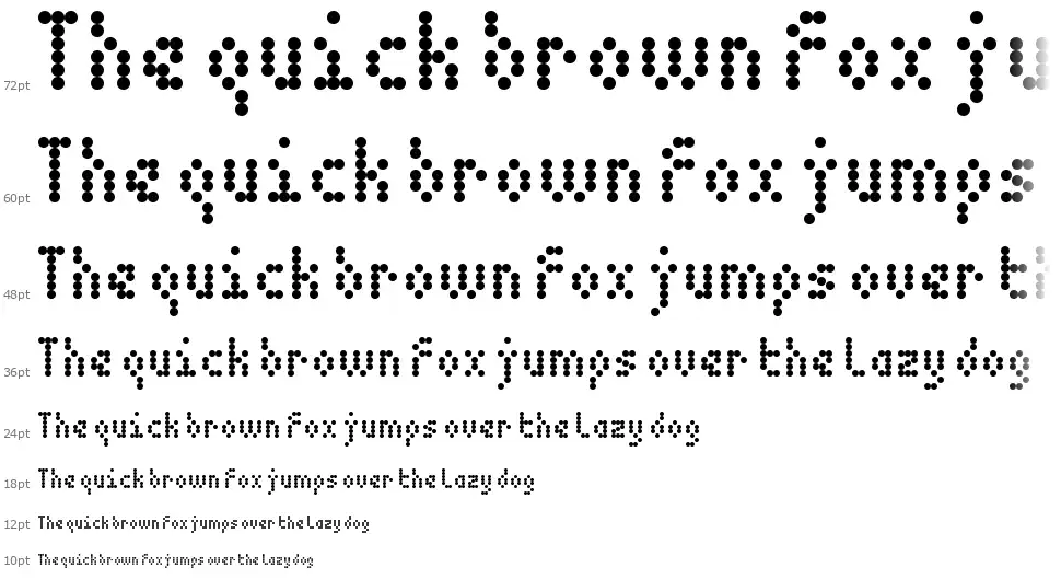 5 Dotmatrix 1979 font by Winter Design Studio | FontRiver