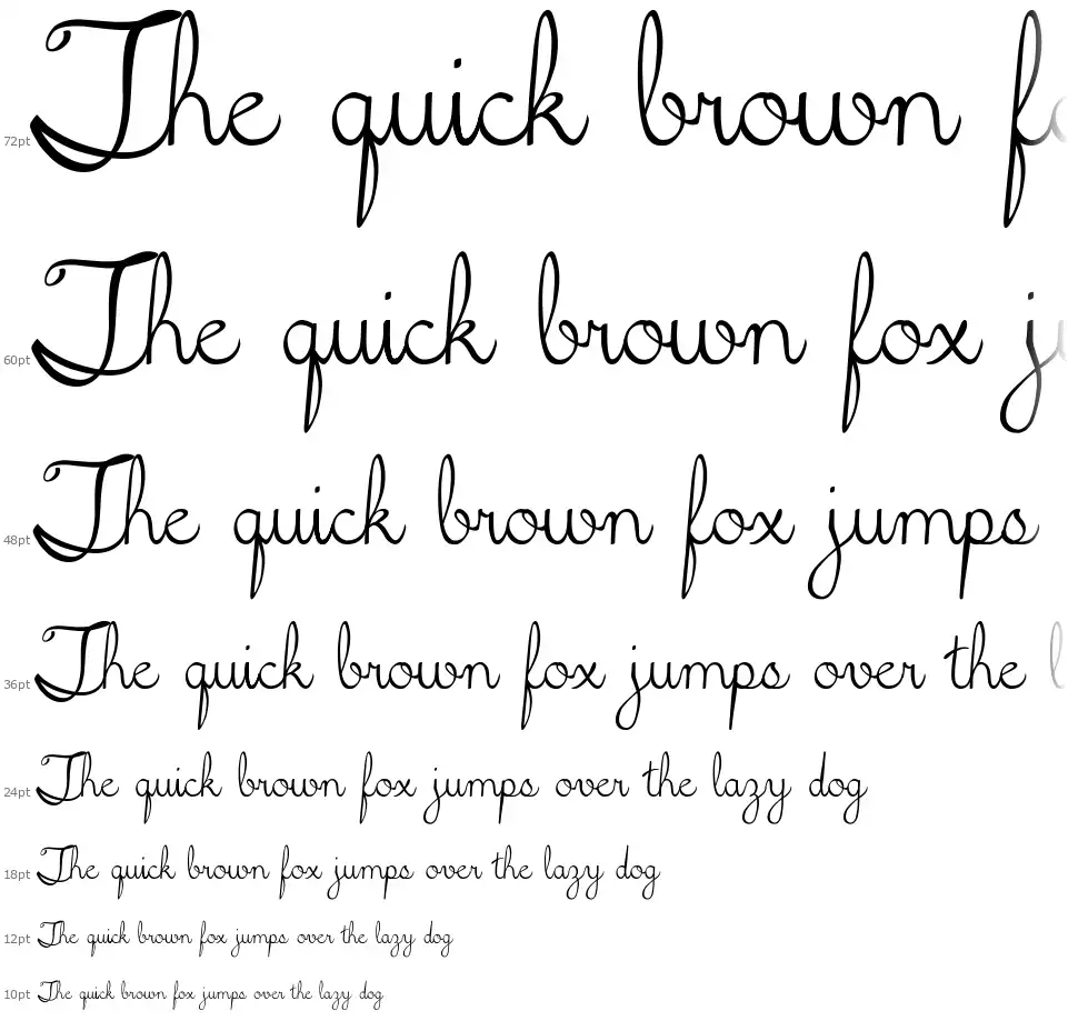 5th Grade Cursive font by Lee Batchelor | FontRiver