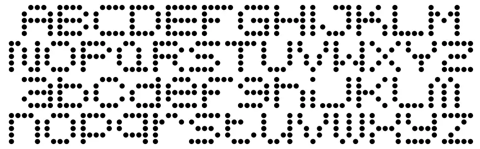 5x5 Dots font by dustBUST | FontRiver