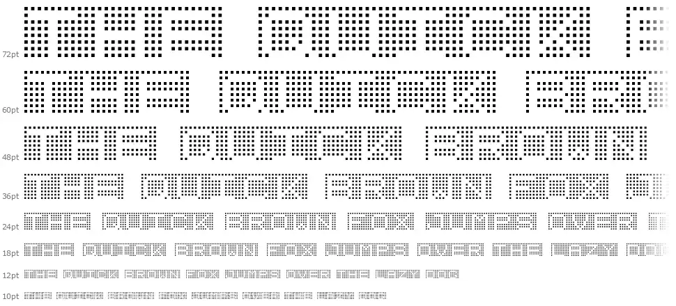 7 Inch font by Andreas Johansson | FontRiver