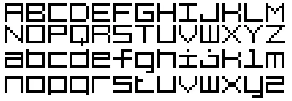 7 Squared font by Max Akrman | FontRiver