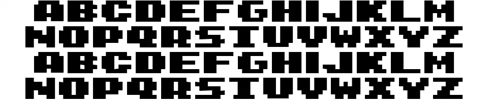 8-bit Arcade font by Damien Gosset | FontRiver