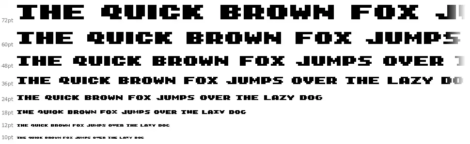 8-bit Arcade font by Damien Gosset | FontRiver