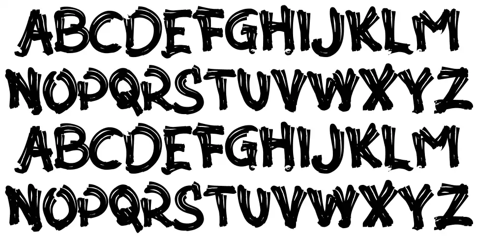 Fuente A Akar Rumput diseñada por wep