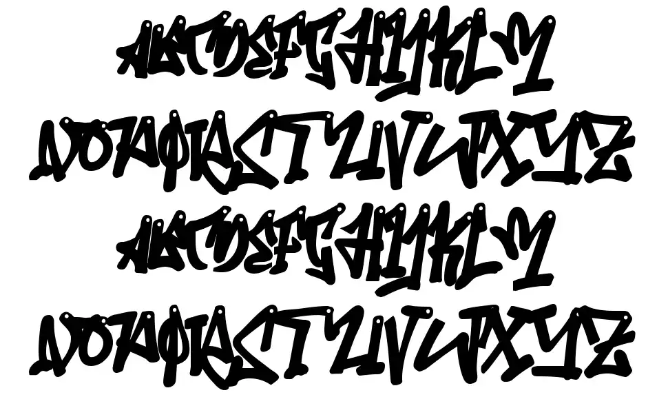 Old School Graffiti Fonts