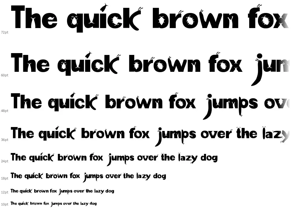 A Bug's Life font by Filmhimmel | FontRiver