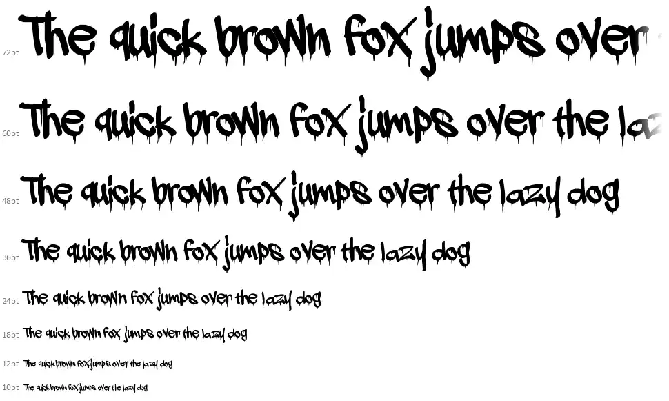 A Dripping Marker font by Wick van den Belt | FontRiver