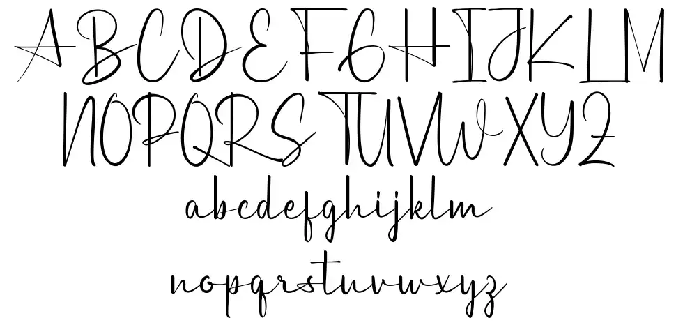 A Star font by Calligraphy Fonts | FontRiver