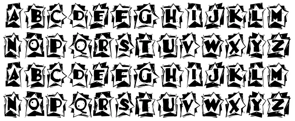 A star is born font by Claude | FontRiver