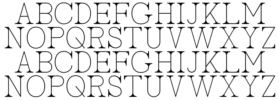 AC Big Serif font by Adrian Candela | FontRiver