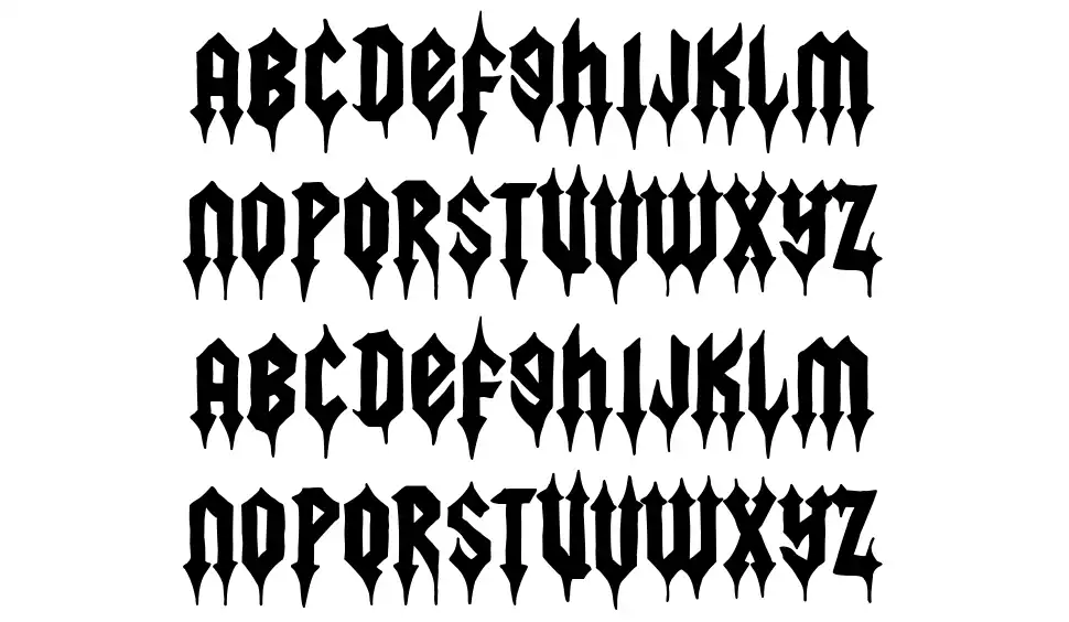 AC+AB font by Woodcutter | FontRiver