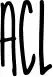 Acl font by Alan Cloiseau - FontRiver
