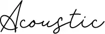 Acoustic font by Behind the Ink | FontRiver