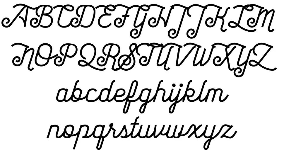 Acro Script font by Muhammad Jauhar Azmi | FontRiver