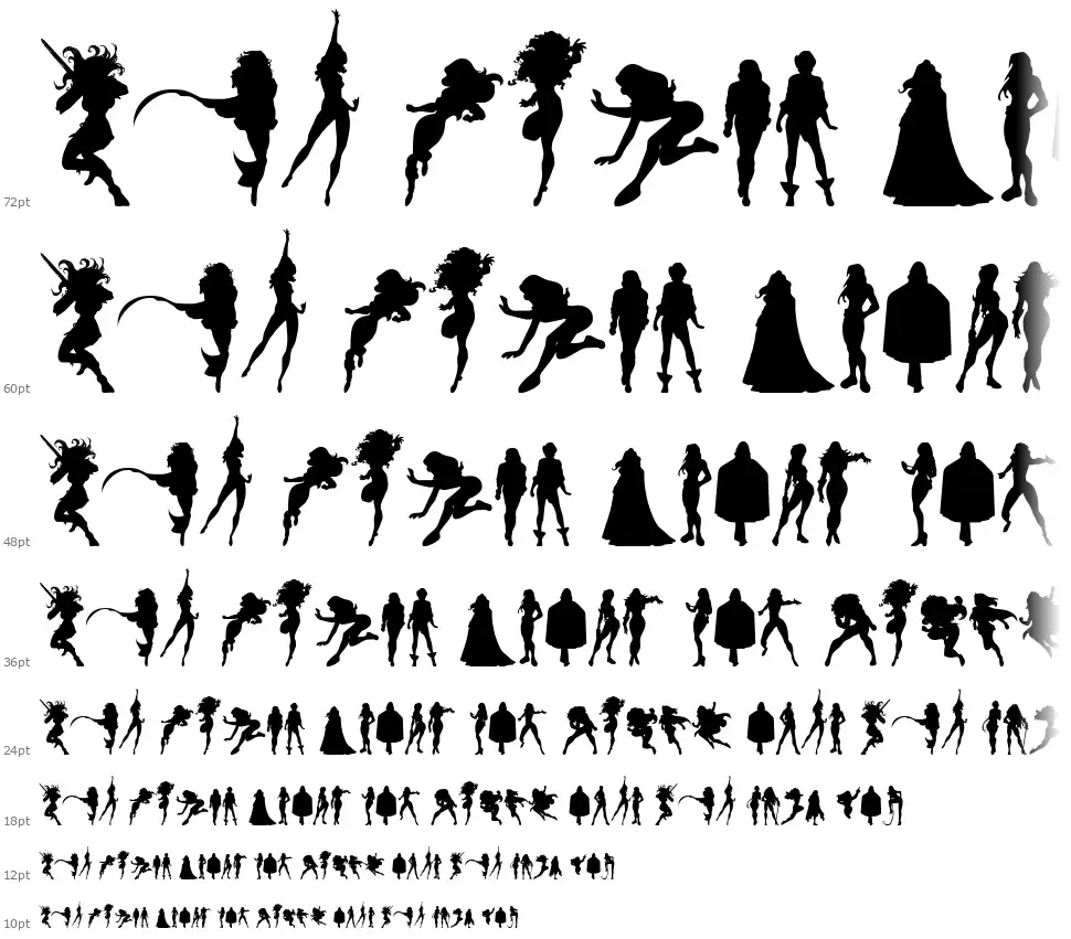 Action Women font by Iconian Fonts | FontRiver