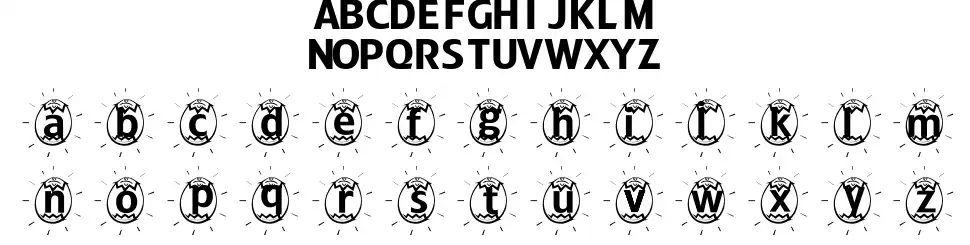 ADFB Easter Egg font by Perry Mason | FontRiver