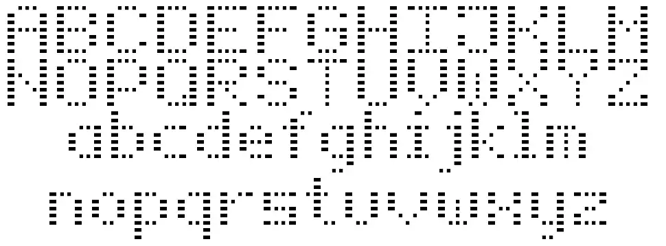 Advanced Dash Dot Digital-7 font by Style-7 | FontRiver