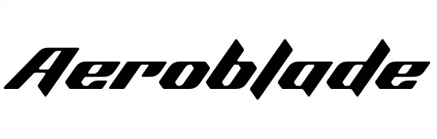 Aeroblade font by ARToni | FontRiver