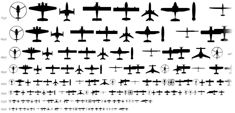 Aircraft Identification font by Ric Stephens | FontRiver