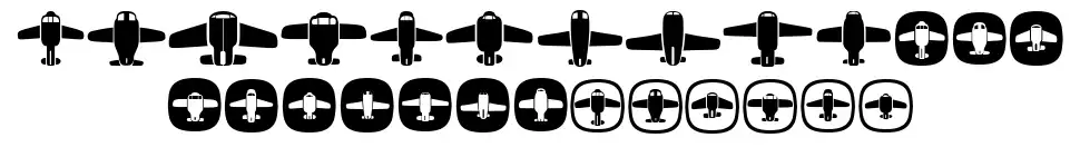 Airplanes font by Vladimir Nikolic | FontRiver