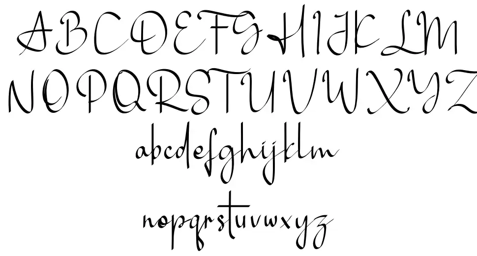 Alayna Hughes font by Rantau Type | FontRiver