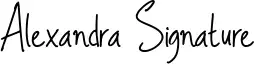 Alexandra Signature font by Ibra Creative | FontRiver