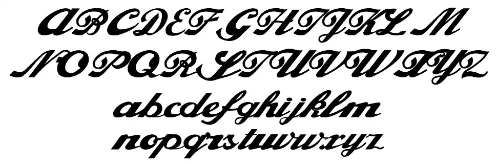 Alfaowner Script Police par djeddy | FontRiver