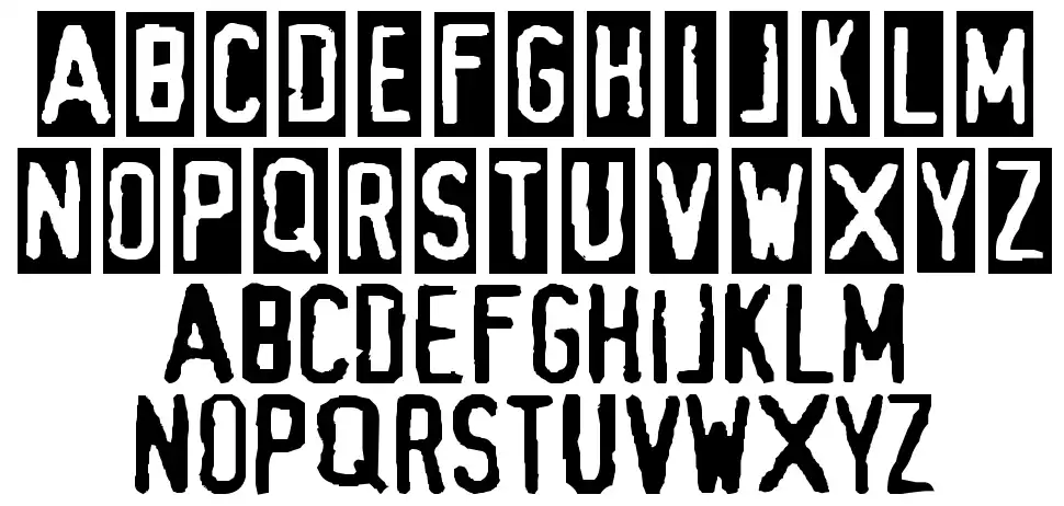 Alias font by | FontRiver