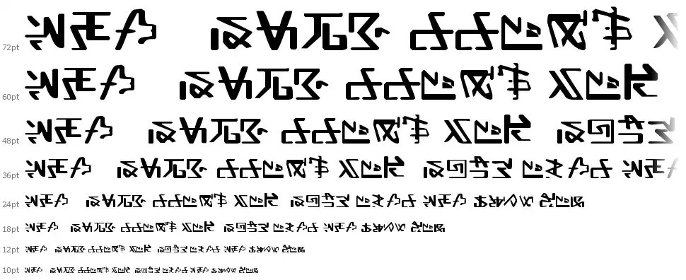 Alien Gantz font by Miguel Albornoz | FontRiver