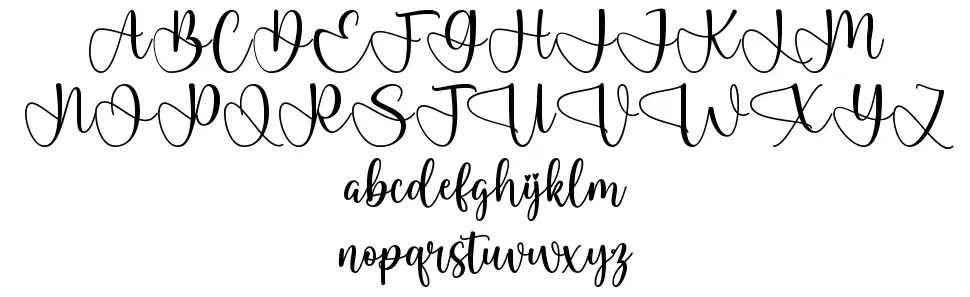 Alivia font by Danar Nugroho | FontRiver
