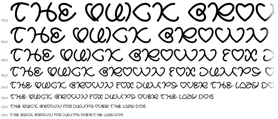 All About Love font by weknow | FontRiver