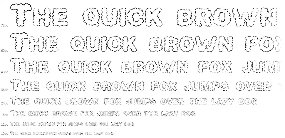 Alpha Clouds font by Claude | FontRiver