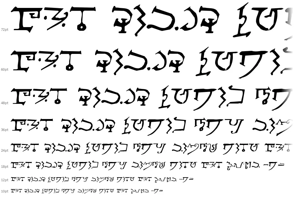 Alphabet of the Magi font by | FontRiver